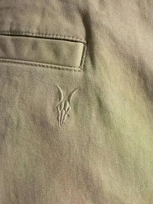 ALLSAINTS Embroidered Cotton Trousers