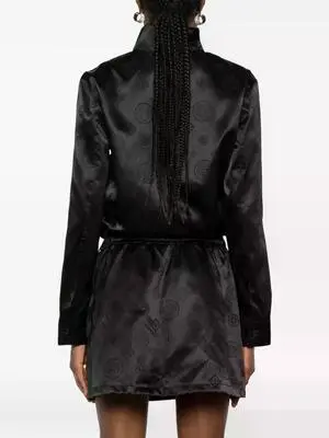 Casablanca Logo Pattern Bomber Jacket