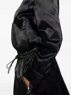 Casablanca Logo Pattern Bomber Jacket