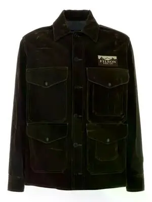 Junya Watanabe Velvet Flap-pocket Jacket - Brown