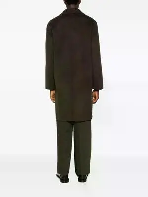 AMARANTO Single-breasted Coat With Notched Lapels