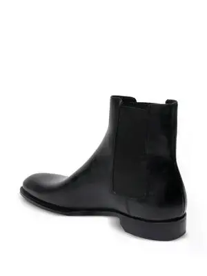 Saint Laurent Adrien Round-toe Slip-on Boots