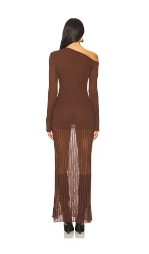 SEVEN WONDERS Greta One Shoulder Maxi Dress