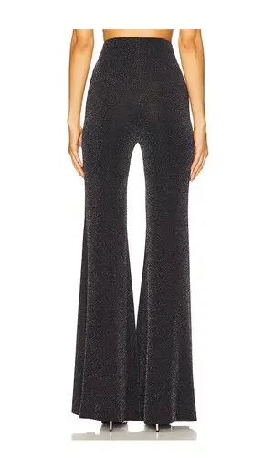 Show Me Your Mumu Bowie Bells Metallic Knit Flare Trousers