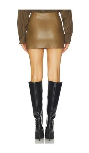 Remain Birger Christensen Mini Leather Skirt