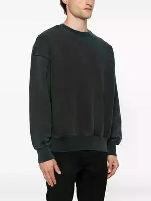 PURPLE BRAND Crew Neck Long Sleeve Sweater - Grey