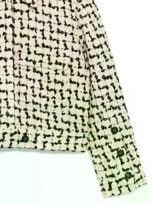 Lorena Antoniazzi Textured Tweed Cropped Jacket