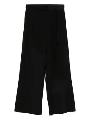 JUUN.J Belted Wool Blend Trousers