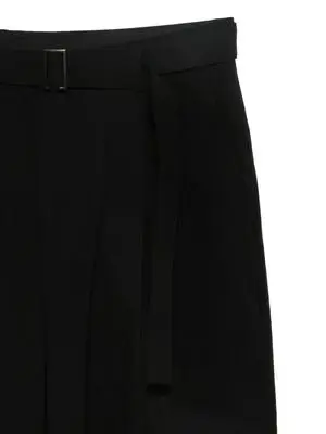 JUUN.J Belted Wool Blend Trousers