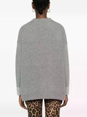 Valentino Garavani Rhinestone Embellished Wool Jumper