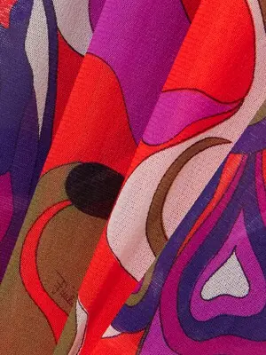 Emilio Pucci Printed Tulle Maxi Dress - Multi