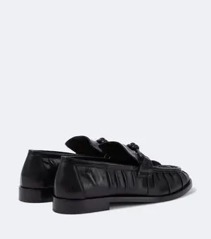Bottega Veneta Astaire Leather Loafers