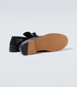Bottega Veneta Astaire Leather Loafers