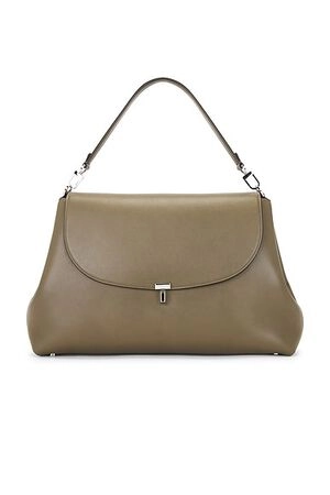 TOTEME T-lock Leather Satchel Bag