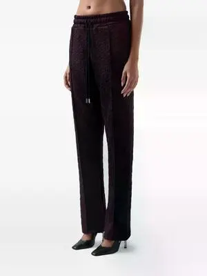 Gcds Monogram Jogger Straight Trousers