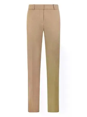 Brooks Brothers Flannel Virgin-wool Trousers - Neutrals