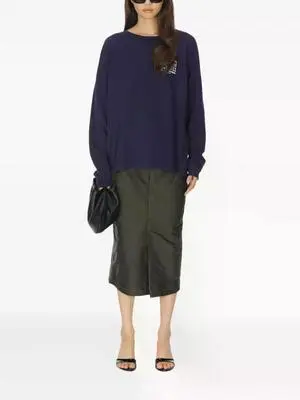 MAISON MARGIELA Bingo Long-sleeve T-shirt - Blue