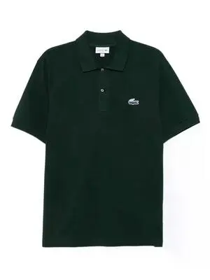 Lacoste Logo-appliqué Cotton Polo Shirt Green