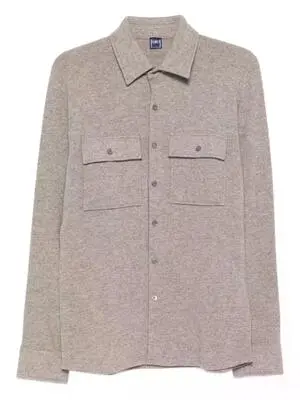 Fedeli Cashmere Shirt Jacket - Neutrals