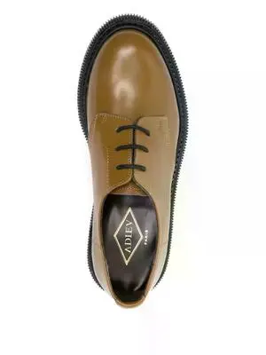 ADIEU PARIS Lace-up Derby Shoes - Brown