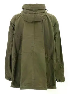 AND WANDER Reflective Hooded Jacket - Green