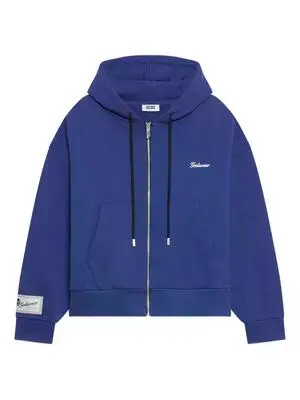 Gcds Zip-up Hoodie - Blue