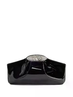 GIUSEPPE ZANOTTI Goatskin Clutch - Black