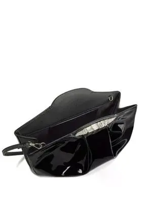 GIUSEPPE ZANOTTI Dumpling" Goatskin Clutch Bag - Black