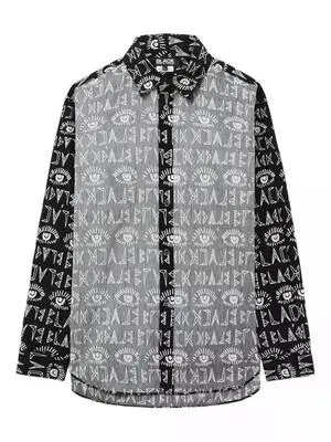 Comme Des Garçons Graphic Print Shirt - Grey