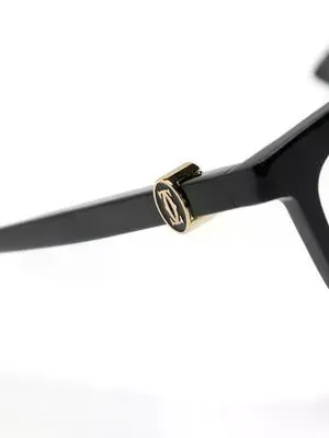 Cartier Square-frame Glasses - Black