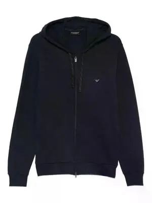 Emporio Armani Zip-up Hoodie - Blue