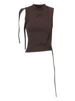 Ottolinger Sleeveless Strappy Top - Brown