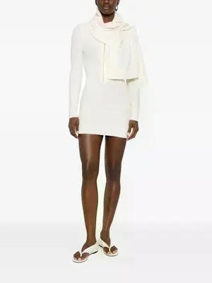 AYA MUSE Amar Scarf Mini Dress - Neutrals