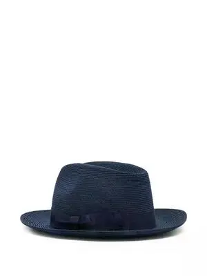Giorgio Armani Woven Fedora - Blue