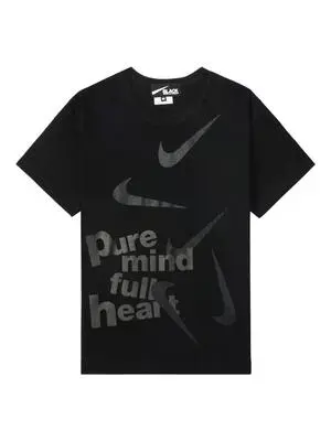 Comme Des Garçons X Nike Graphic-print T-shirt - Black