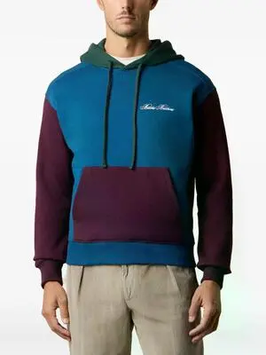 Brooks Brothers Multi-coloured Embroidered Logo Hoodie