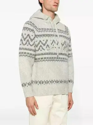 C.P. COMPANY Patterned Knitted Hoodie
