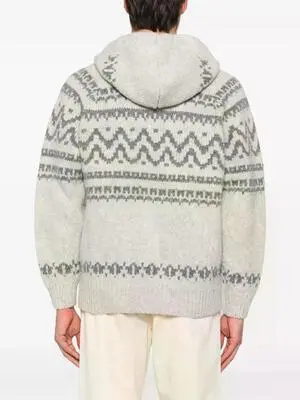 C.P. COMPANY Patterned Knitted Hoodie