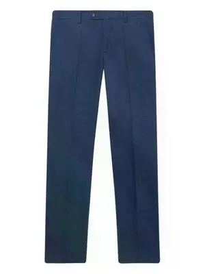 Brooks Brothers Flannel Chino Trousers - Blue