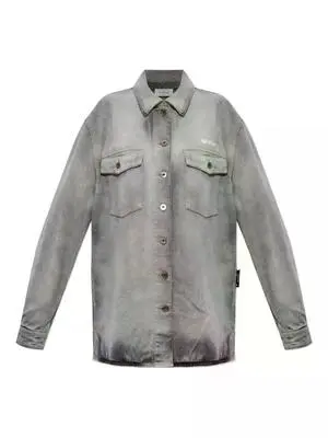 Off-White C/o Virgil Abloh Denim Shirt With Arrows Motif