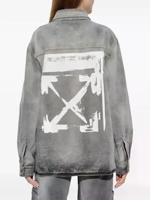 Off-White C/o Virgil Abloh Denim Shirt With Arrows Motif