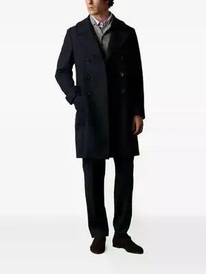 Brooks Brothers Double-breasted Wool-blend Overcoat