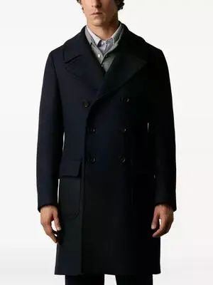 Brooks Brothers Double-breasted Wool-blend Overcoat