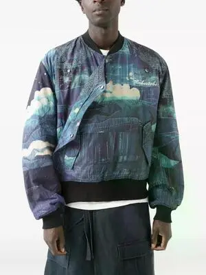 MAHARISHI 6227 Boro Crane Monk Ma1 Bomber Jacket