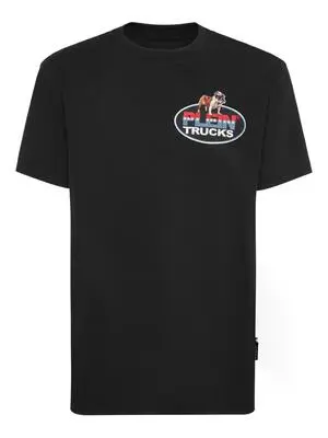 Philipp Plein Bulldog Logo-print T-shirt - Black