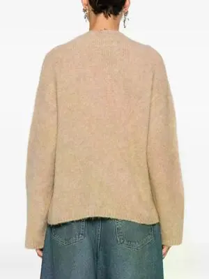 FORTE_FORTE Long-sleeved Crew Neck Sweater