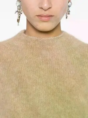 FORTE_FORTE Long-sleeved Crew Neck Sweater
