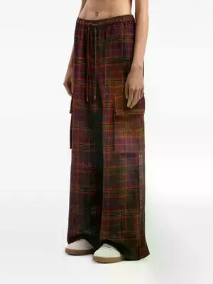 Palm Angels Checked Cargo Pants