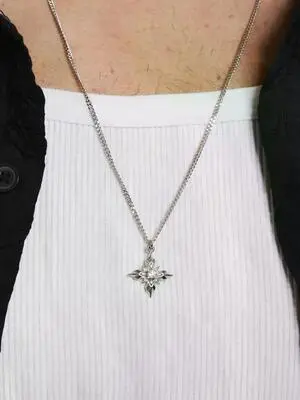 Emanuele Bicocchi Stella Ventis Star Pendant Necklace - Silver