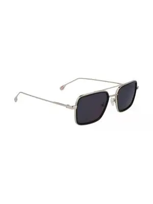Paul Smith Squared-frame Double-bridge Sunglasses - Gold